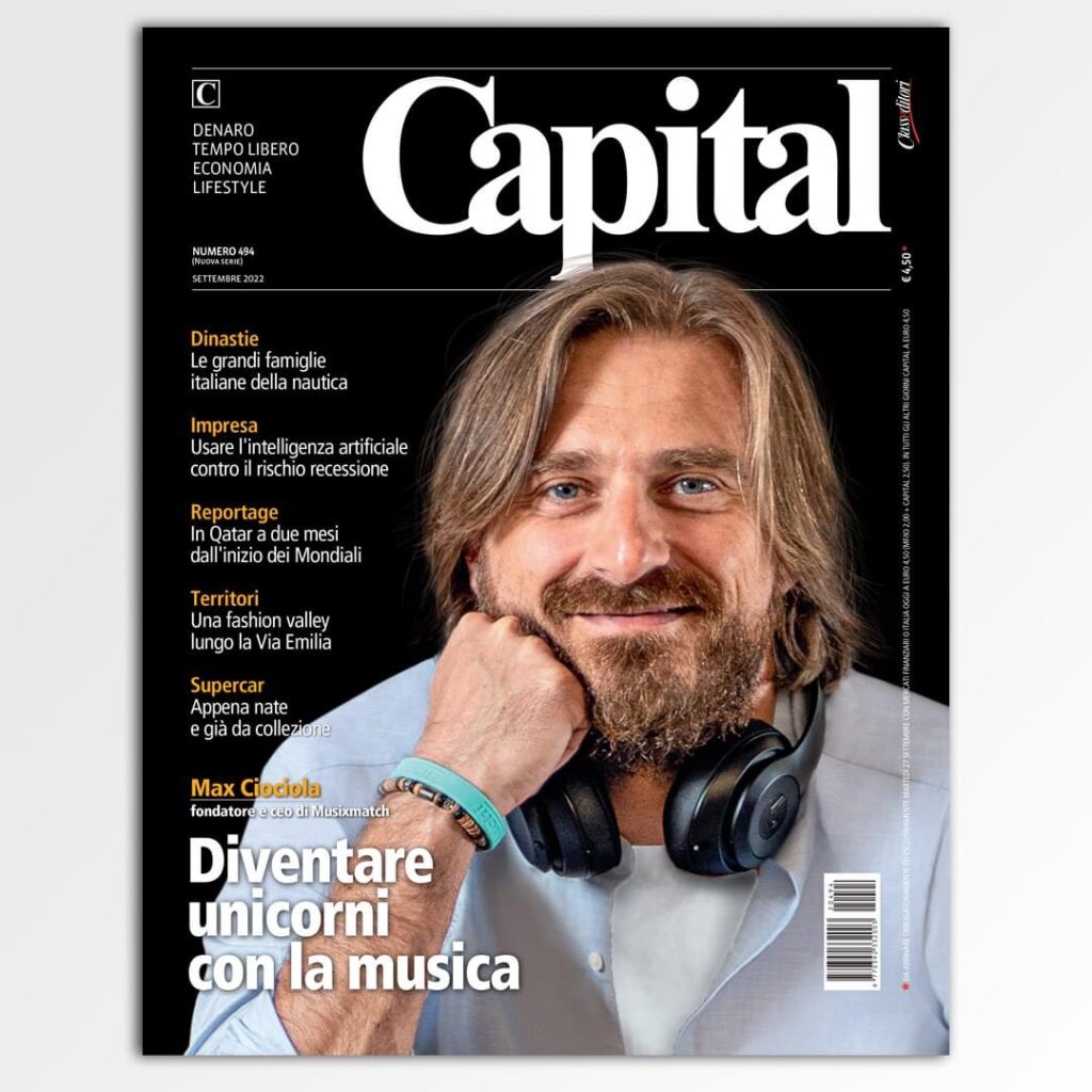 Max Ciociola sulla copertina di Capital Italia, manfredoniano e ...