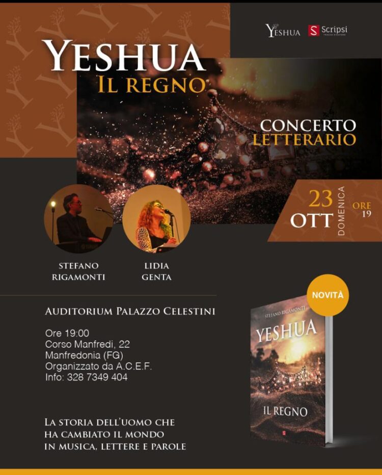 Yeshua - Il Regno, il concerto letterario | IlSipontino.net