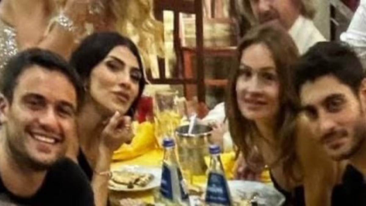 Giulia Salemi e Pierpaolo Pretelli a cena con Helena Prestes e Javier ...